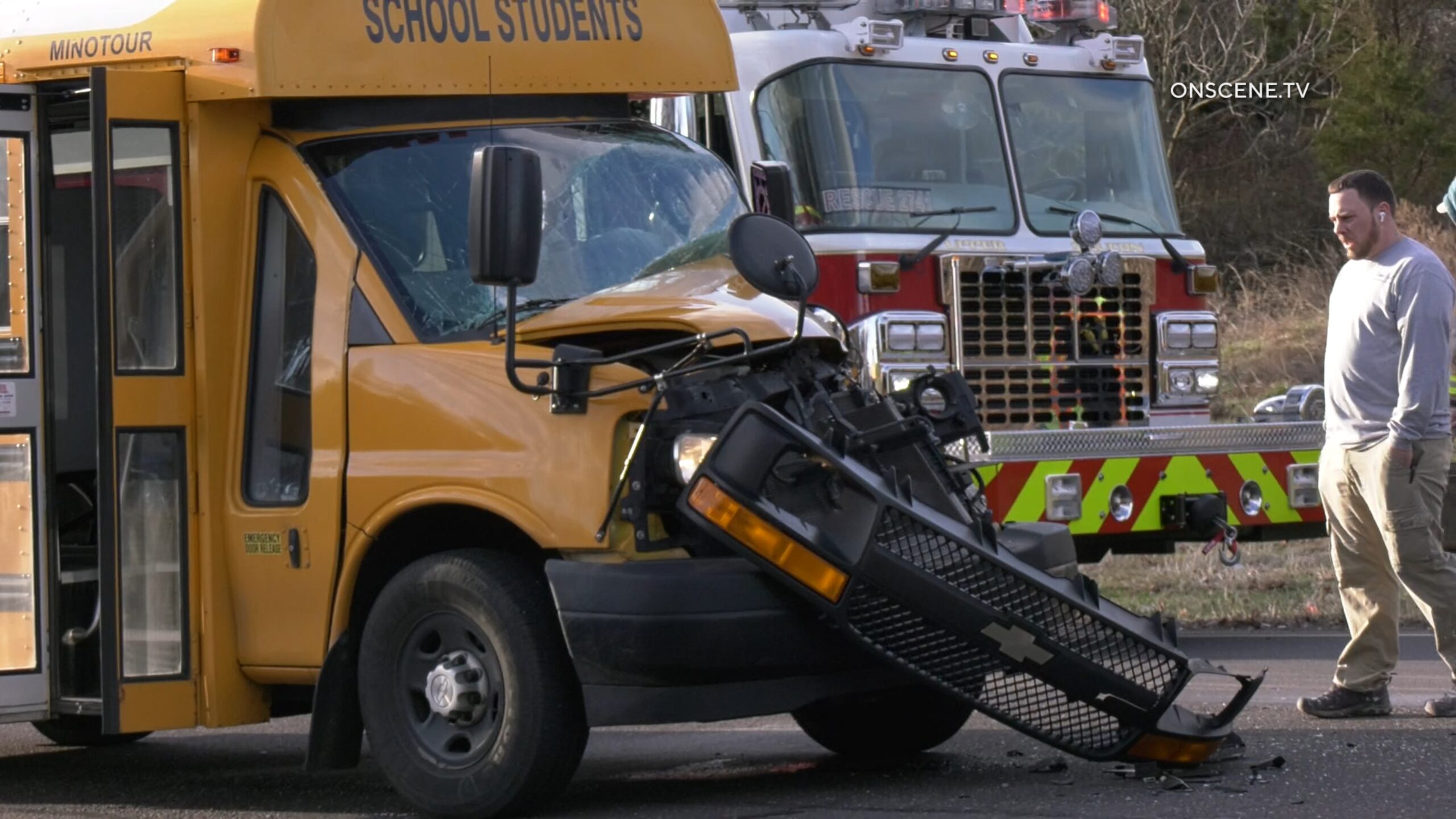 School bus crash on RT 309 in Upper Saucon - First Source News
