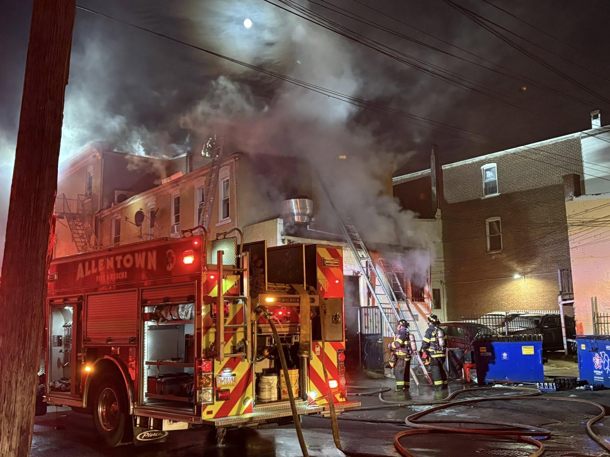 ALLENTOWN | 2ND ALARM RESTAURANT FIRE | HAPPY GARDEN CHINESE RESTAURANT ...