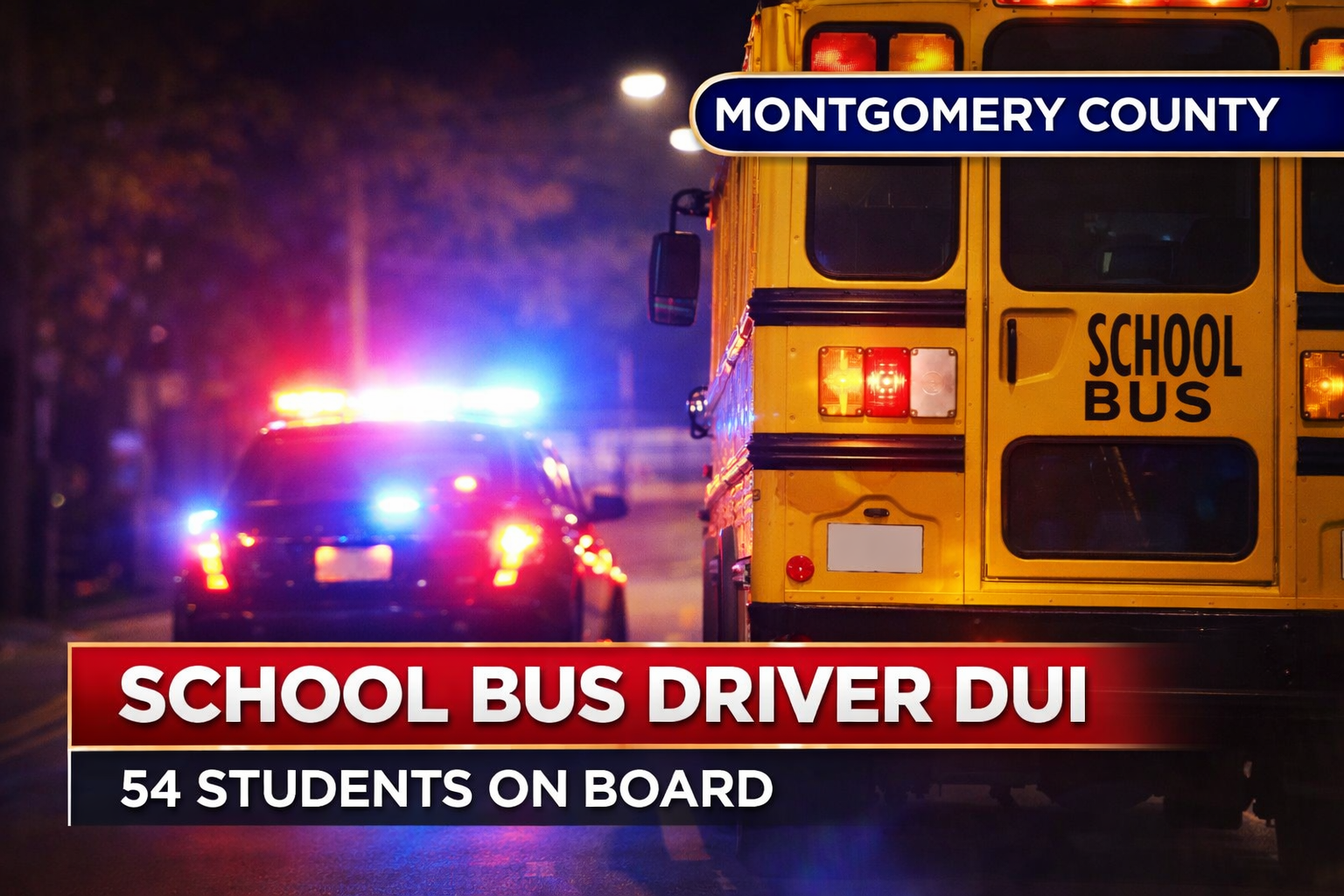 School Bus Driver Charged With DUI After Carrying 54 Children in ...